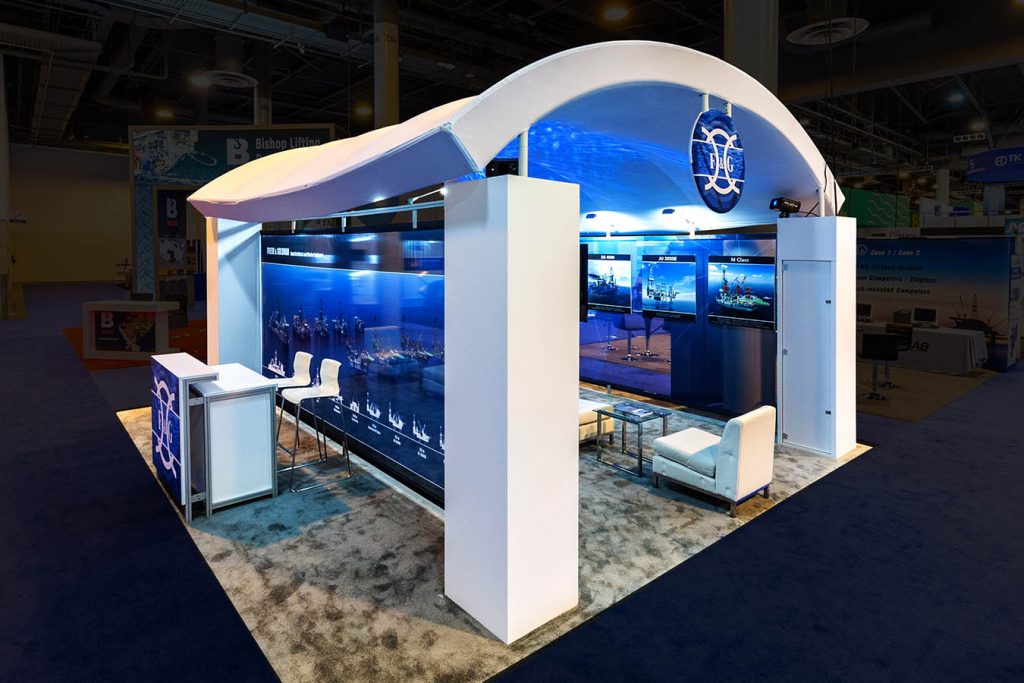 Small Island Booths - Island Exhibits & Displays | 2020 Exhibits